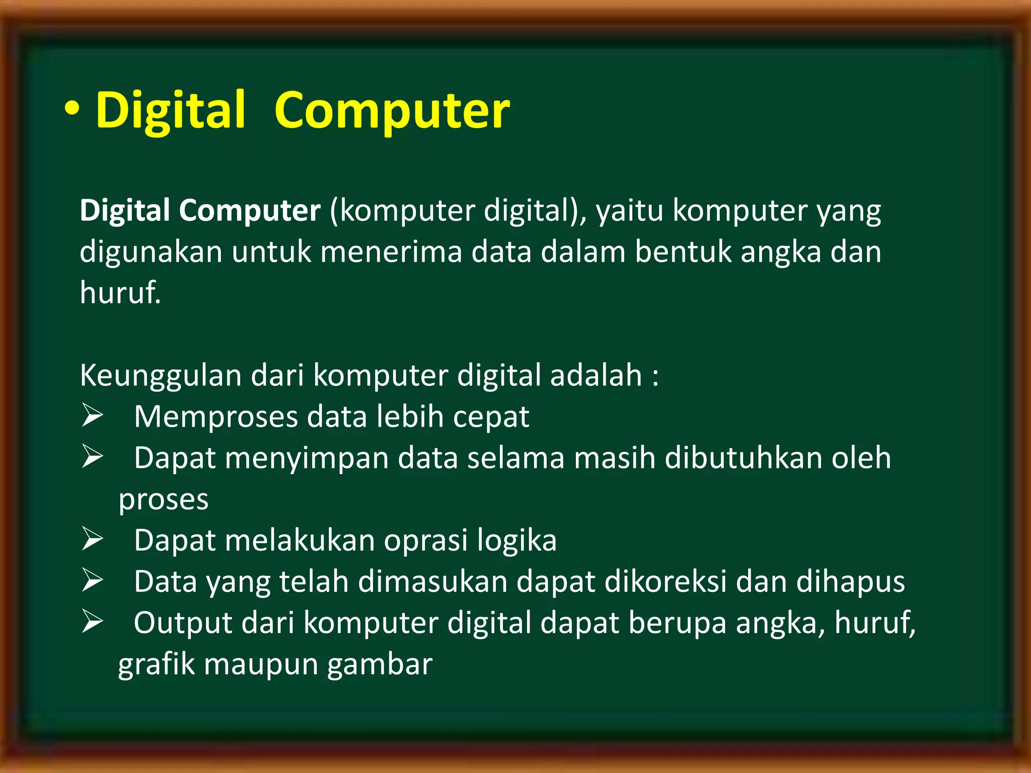 Jenis- jenis Komputer | PPTX