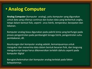 Jenis- jenis Komputer | PPTX
