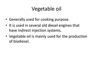 An introduction on Biofuel | PPTX