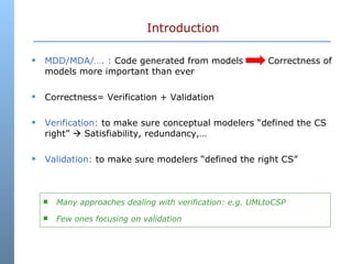 From UML/OCL to natural language (using SBVR as pivot) | PPT