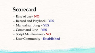 QSpiders - Presentation JMeter | PPT