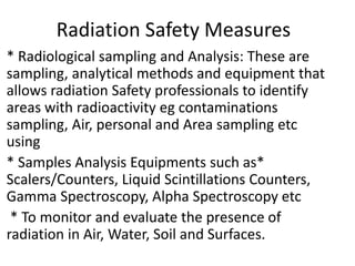 DEPARTMENT OF INDUSTRIAL CHEMISTRY/PETROCHEMICAL A SEMINAR ONRADIATION ...
