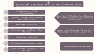 NALSA Judgment & The Way Ahead | PPTX