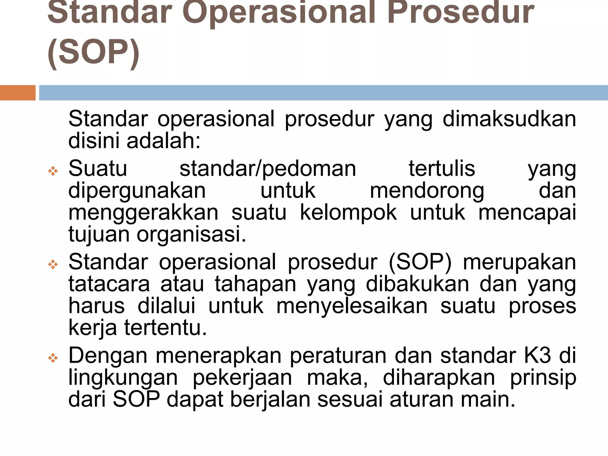 Presentation K3 ( PPT Kesehatan Keselamatan Kerja ) | PPTX