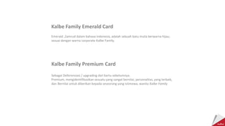 kalbe premium card Presentation | PDF