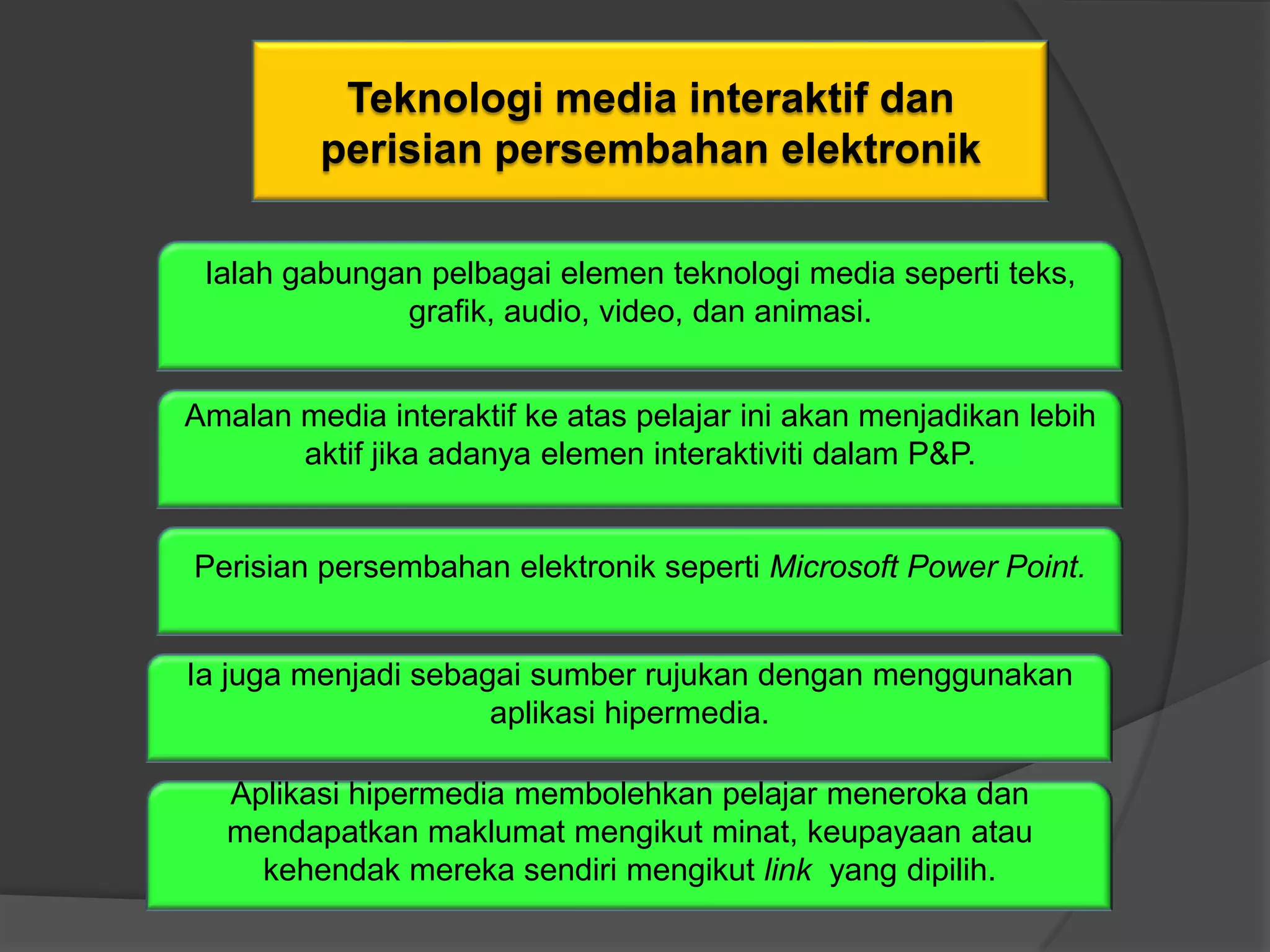 Bagaimanakah kesan teknologi media dapat membantu pengajaran dan pembelajaran seni visual ? | PPSX