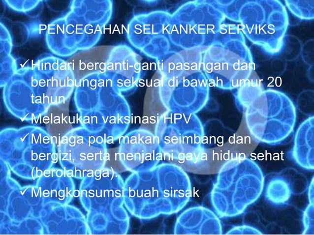 Presentation kanker serviks | PPTX