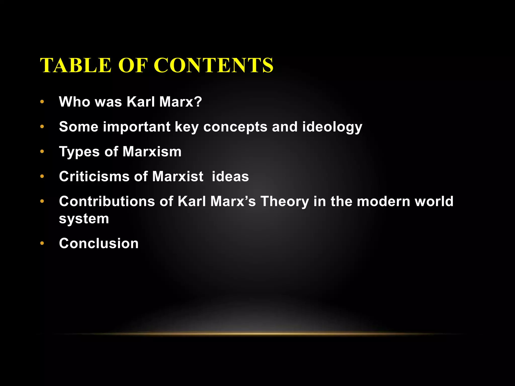 Presentation, karl marx | PPTX