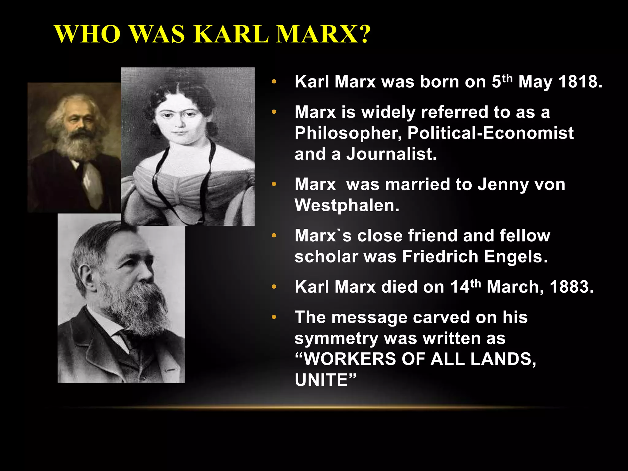 Presentation, karl marx | PPTX