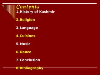 Presentation kashmir(shruti) | PPT