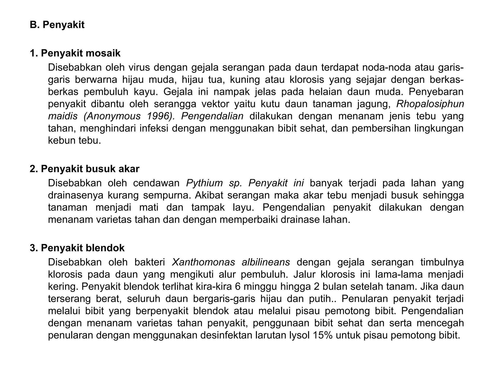 BUDIDAYA TANAMAN TEBU Tanaman tebu tumbuh | PPTX