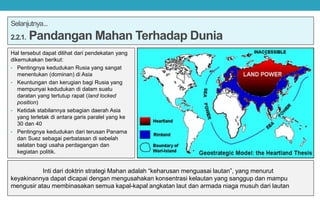 Presentation GAGASAN SEA POWER THEORY (TEORI KAKUATAN LAUT) DARI ALFRED ...