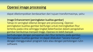 Teknologi Image Processing | PPTX