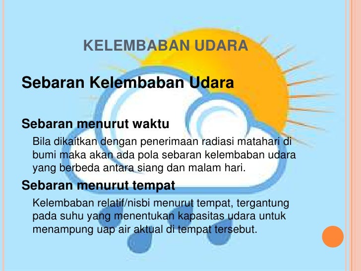 Presentation kelembaban udara