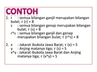 operasi negasi, konjungsi, dan disjungsi | PPTX