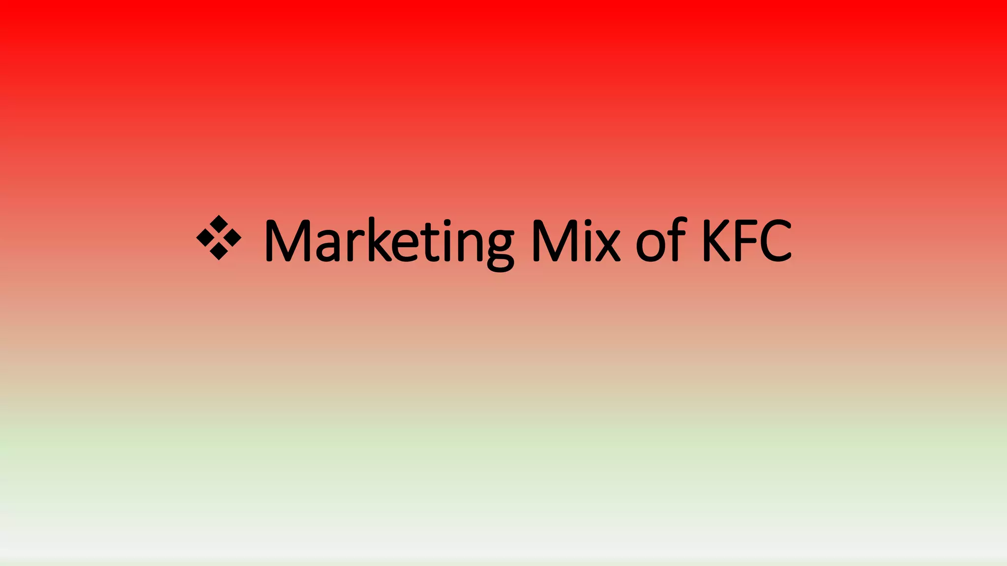 Presentation kfc | PPTX