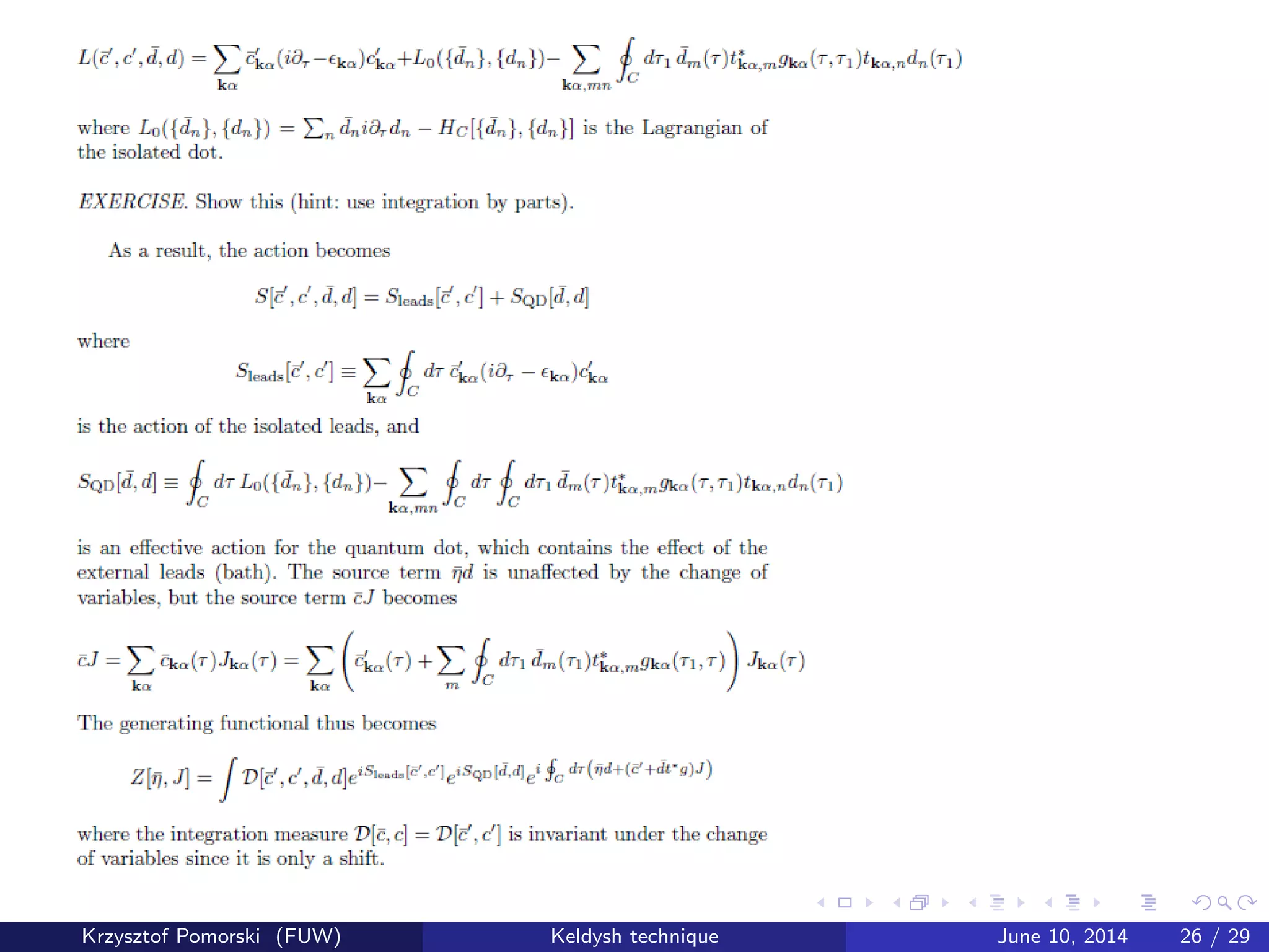 Introduction to Keldysh technique | PDF