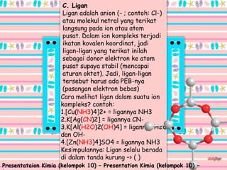 Presentation Kimia tentang Air Sadah dan Ion Kompleks | PPTX