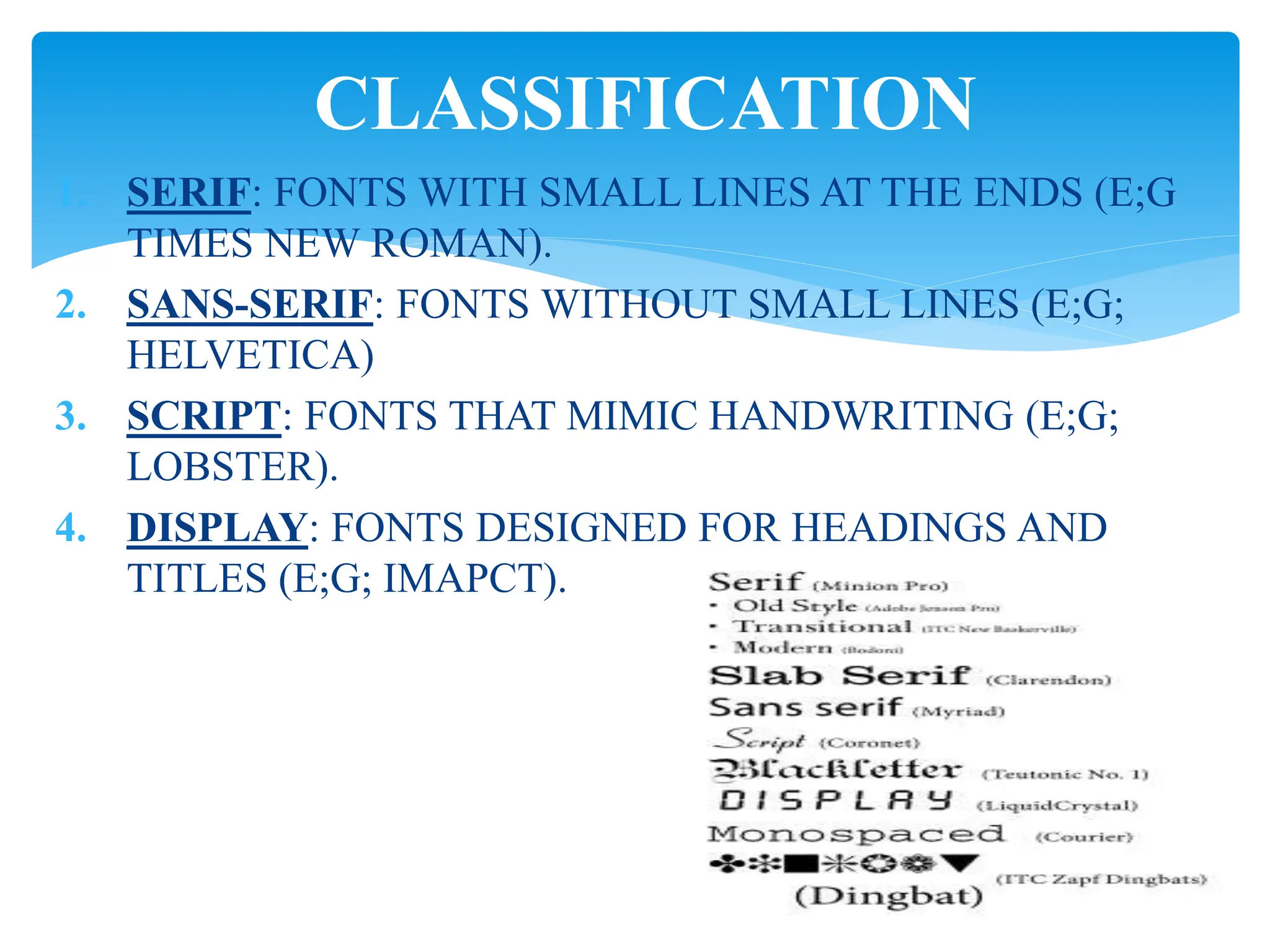 Layout Template and Typefaces: Definitions, principles, techniques | PPTX