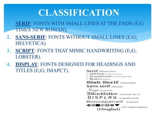 Layout Template and Typefaces: Definitions, principles, techniques | PPTX | Desktop Publishing ...