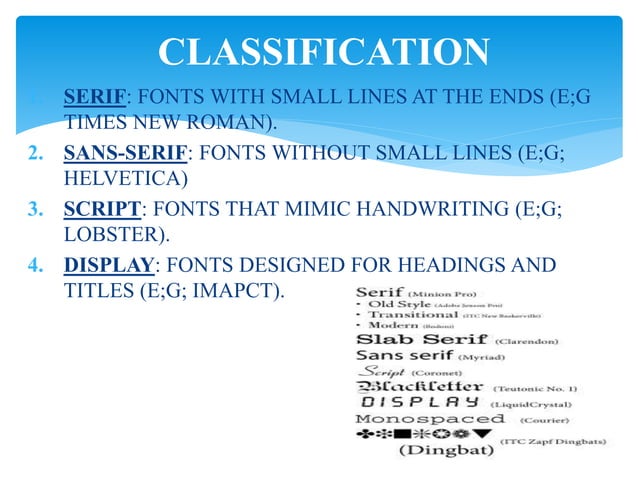 Layout Template and Typefaces: Definitions, principles, techniques | PPT