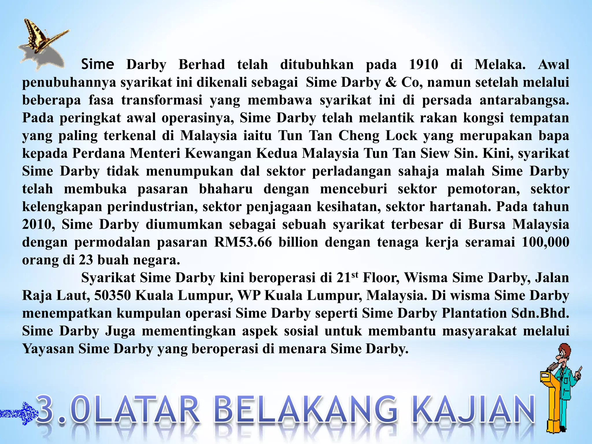 PENGAJIAN PERNIAGAAN PENGGAL 3 (SYARIKAT MULTINASIONAL SIME DARBY) | PPTX