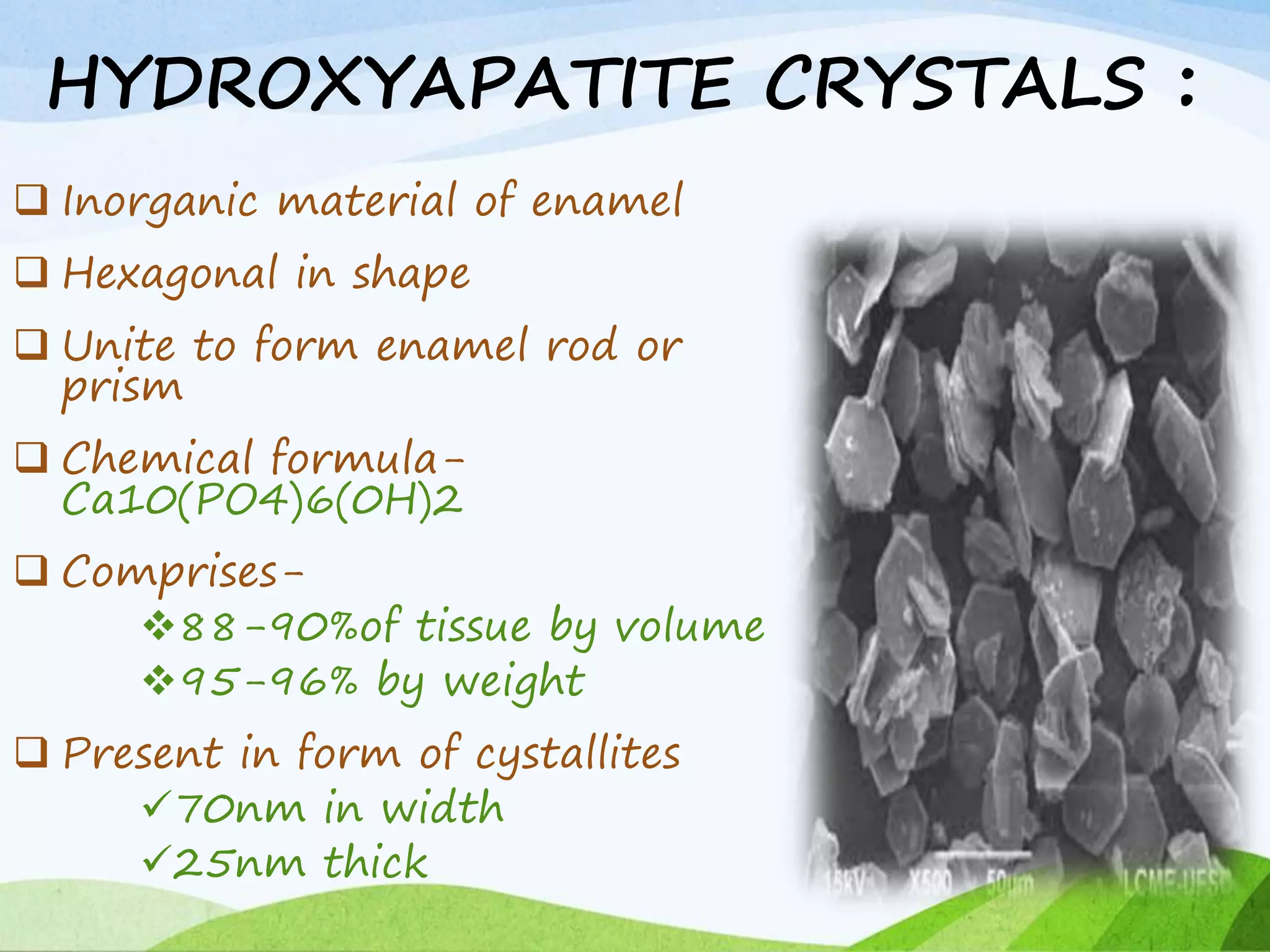 Hypomineralised structure of enamel | PPTX