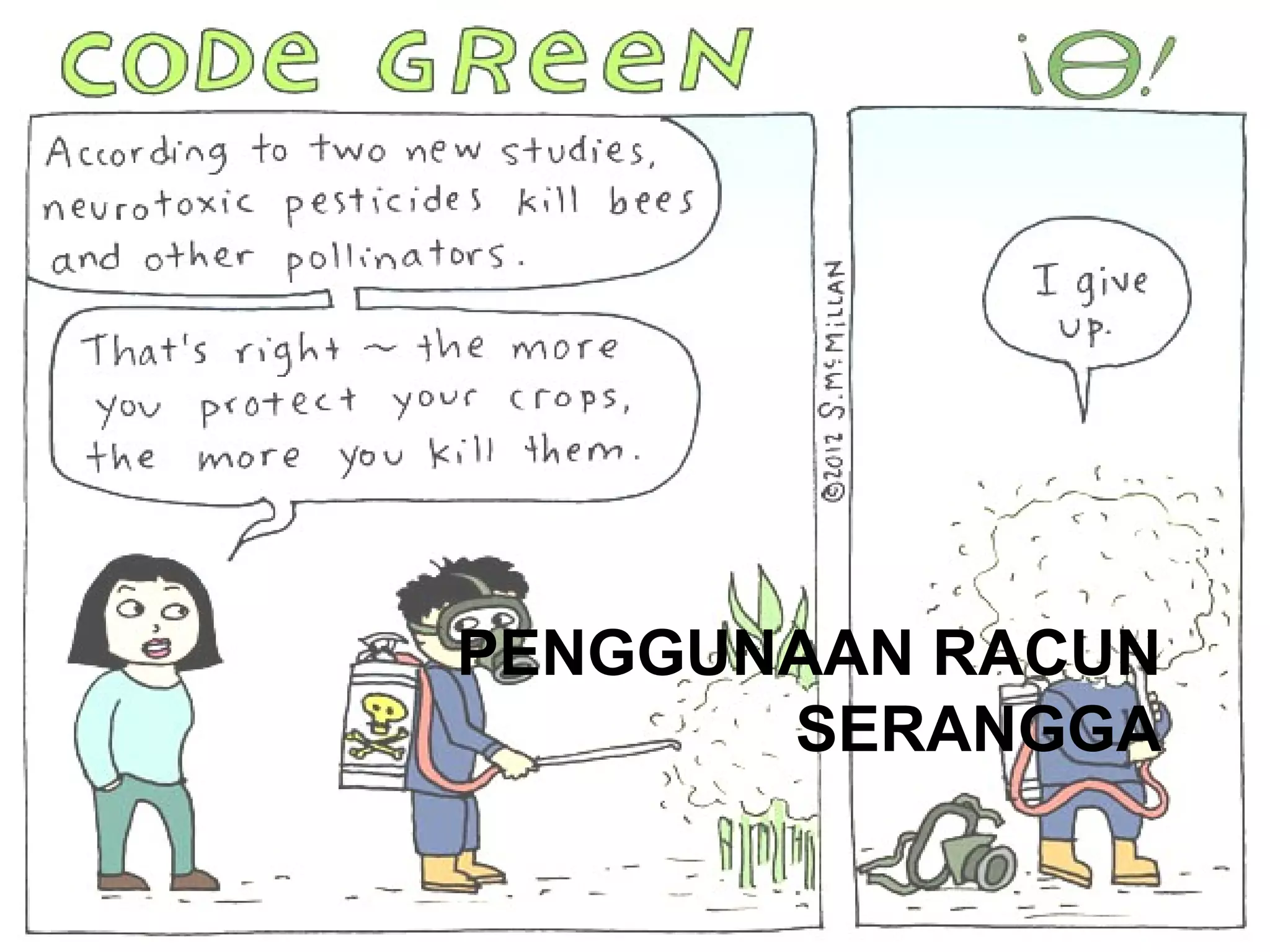 kelas & cara pengendalian racun perosak | PPT