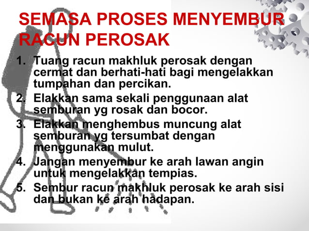 kelas & cara pengendalian racun perosak | PPT