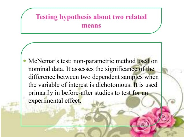 Quantitative Data Analysis: Hypothesis Testing | PPTX | Educational ...