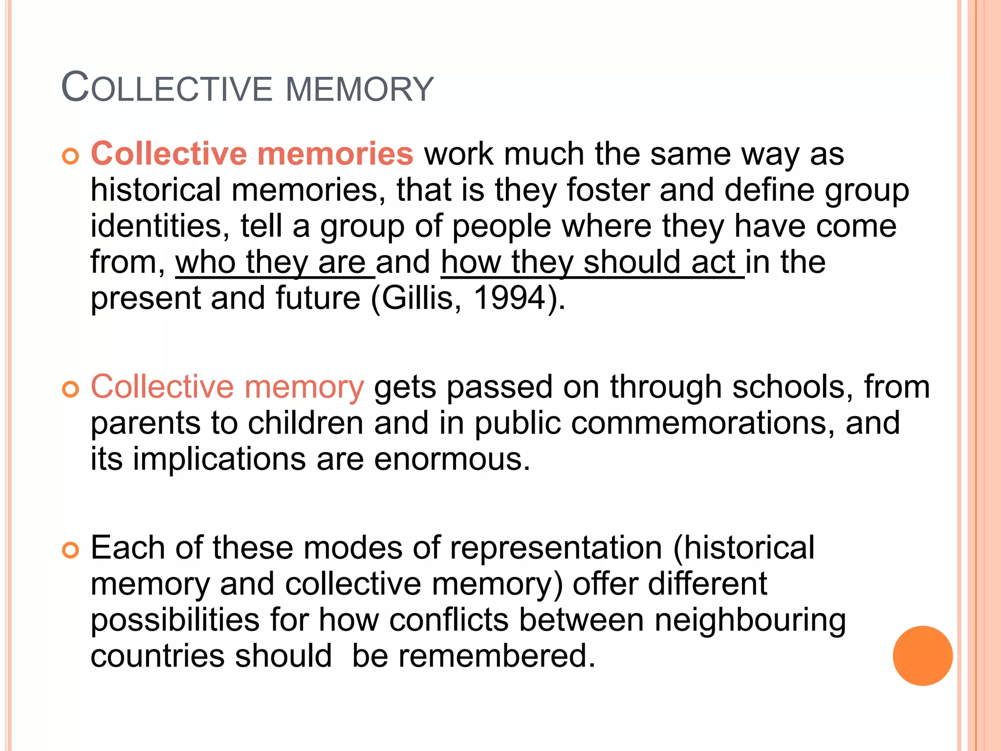 The importance of Historical Conscience for a creative return to the ...