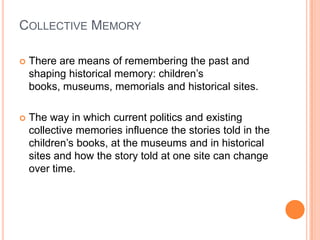 The importance of Historical Conscience for a creative return to the ...