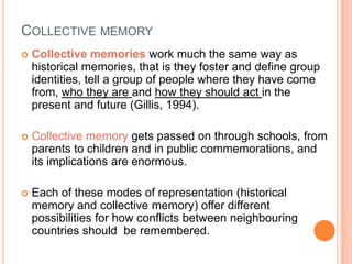 The importance of Historical Conscience for a creative return to the ...