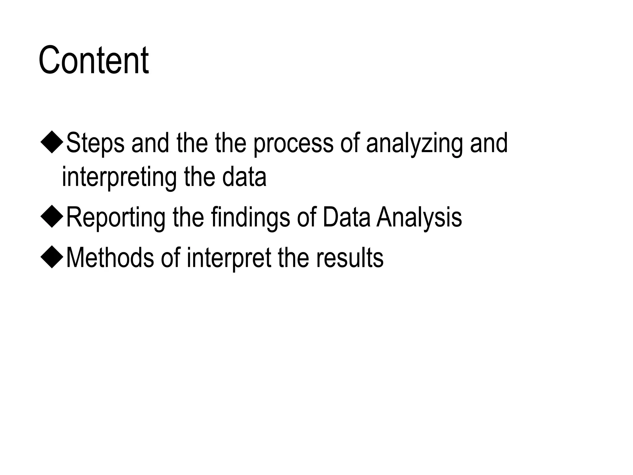Analysing/Interpreting Quantitative Research | PPTX