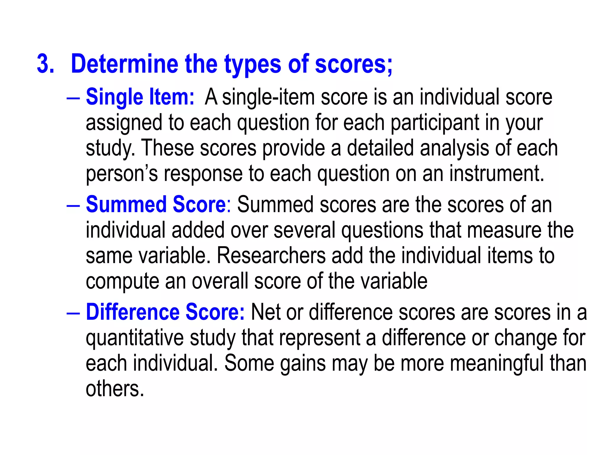 Analysing/Interpreting Quantitative Research | PPTX