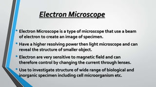 Scanning Electron Microscopy | PPT