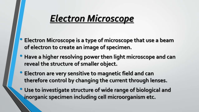 Scanning Electron Microscopy | PPT