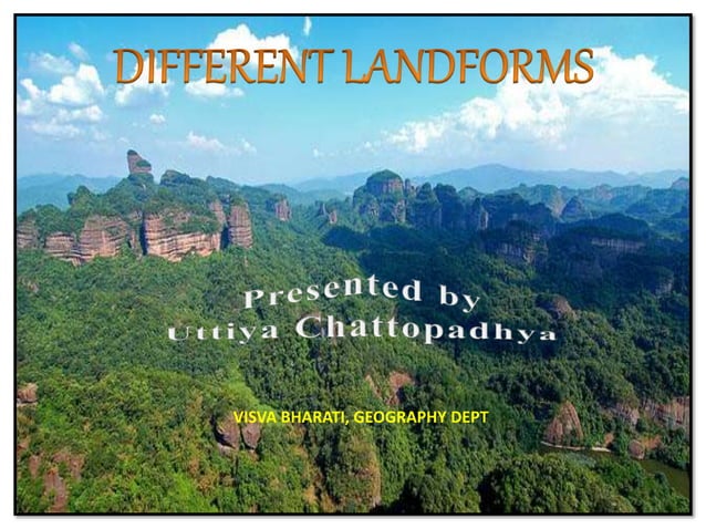 Different Land forms | PPT