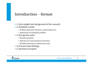 Writing your MSc thesis (Landman and Van Arem) | PDF