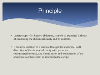 laparoscopy in children | PPTX