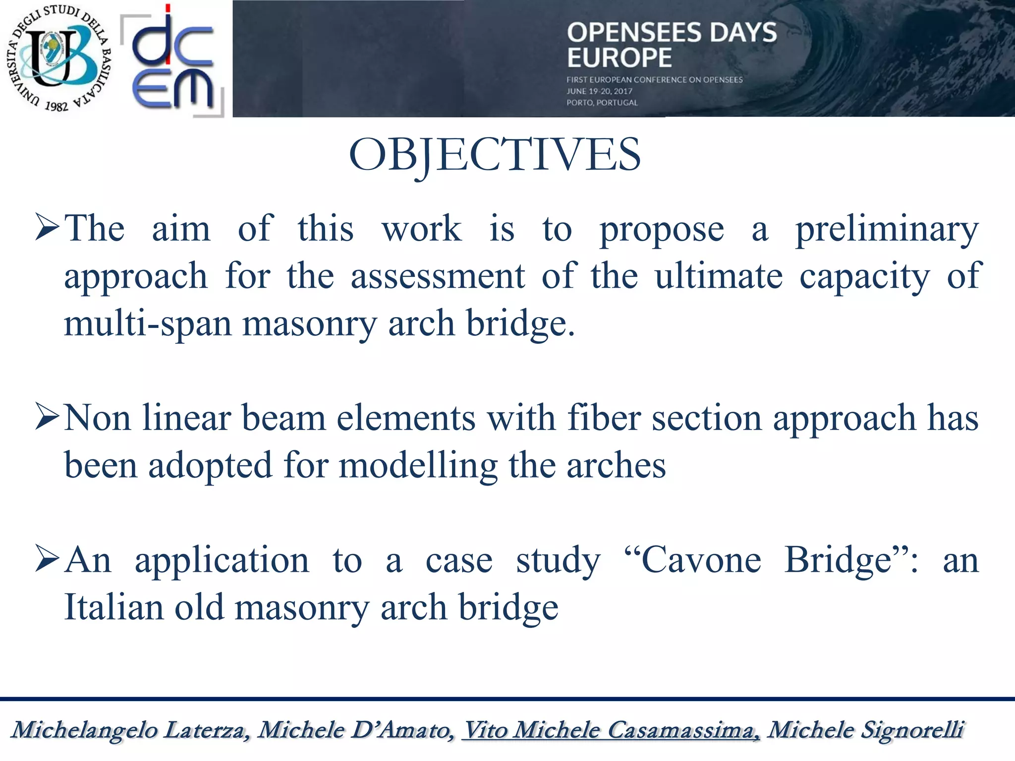 Modelling with fibre beam elements for load capacity assessment of ...