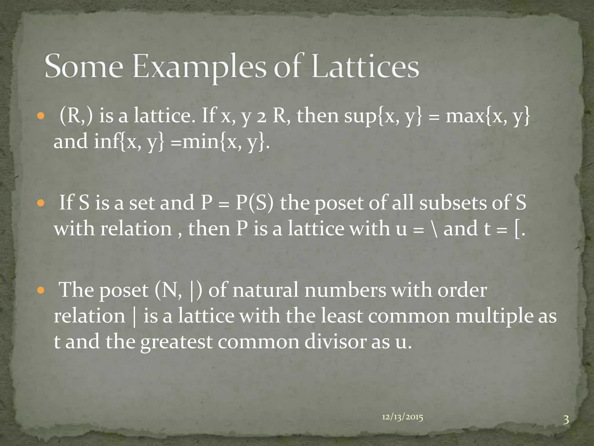 lattice | PPTX