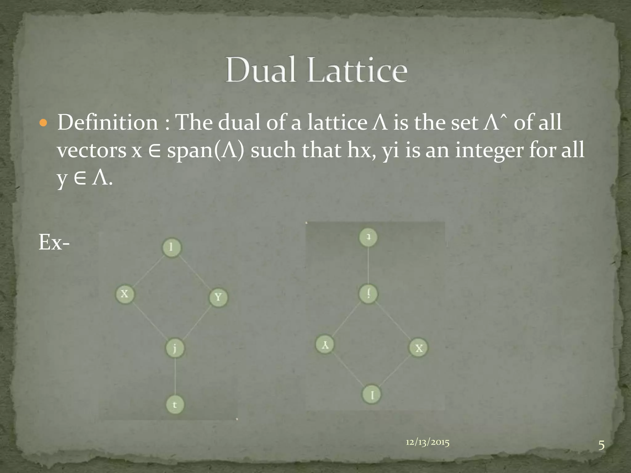 lattice | PPTX