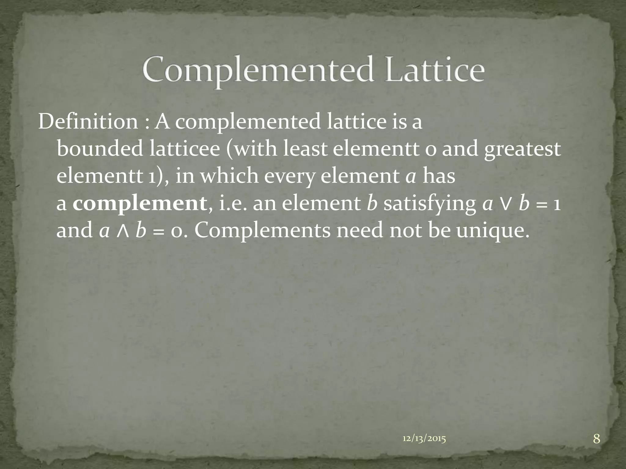 lattice | PPTX