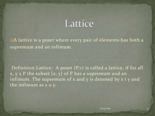 lattice | PPTX