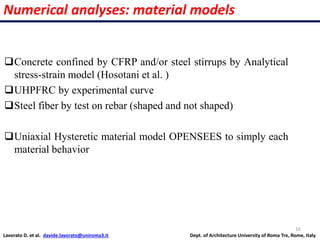 Numerical investigation on the seismic behaviour of repaired and ...