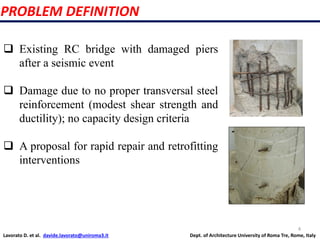 Numerical investigation on the seismic behaviour of repaired and ...