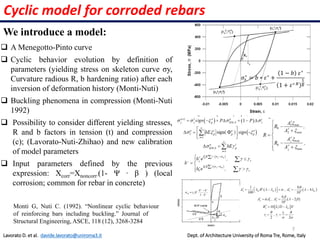 An OpenSees material model for the cyclic behaviour of corroded steel bar in RC structures | PDF