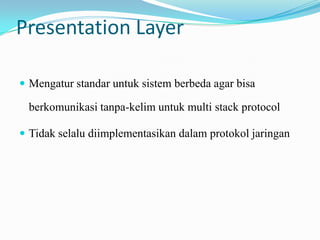 Presentation Layer (Layer OSI) | PPT