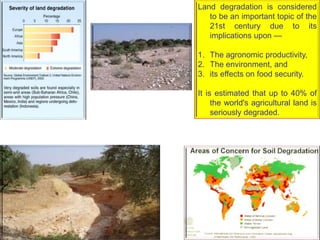 Land Degradation – nature and concerns | PPTX